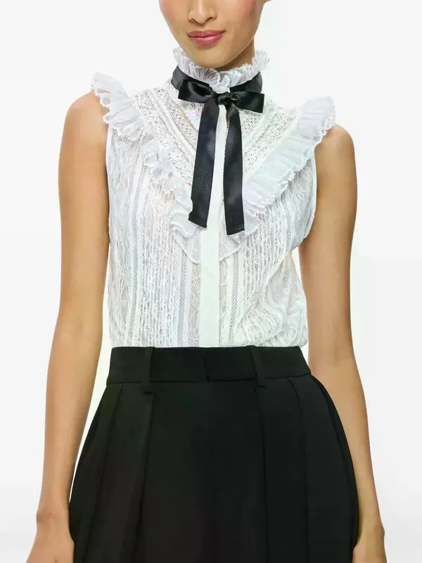 Alice + Olivia Rheba Sleeveless Shirt