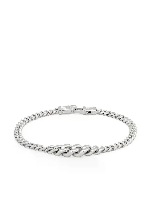 Tom Wood Sterling Dean Curb-chain Bracelet - Silver