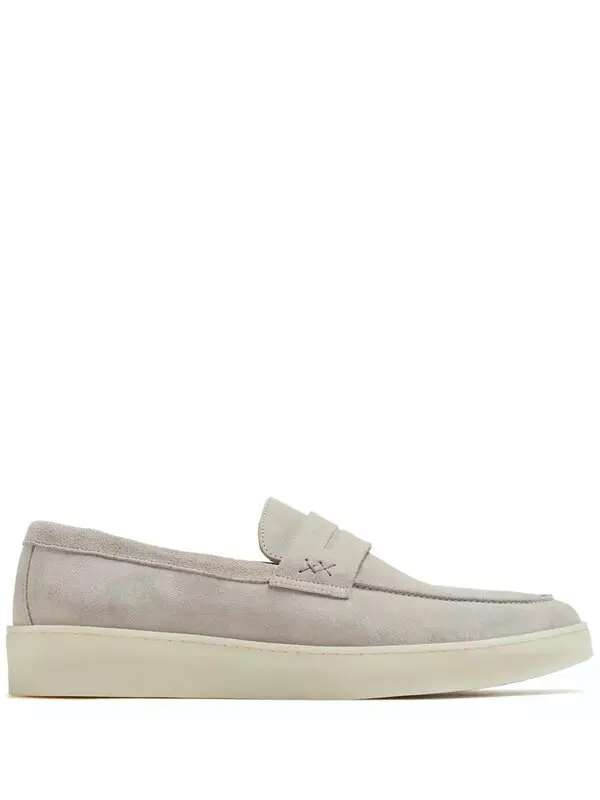 FORSA Armando Suede Loafers - Grey