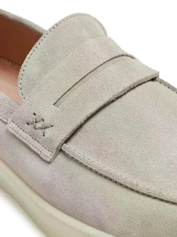 FORSA Armando Suede Loafers - Grey