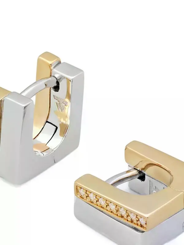 Tom Wood Step Duo Hoop Earrings