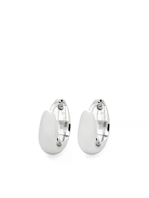 Tom Wood Ice Huggie Earrings - Silver