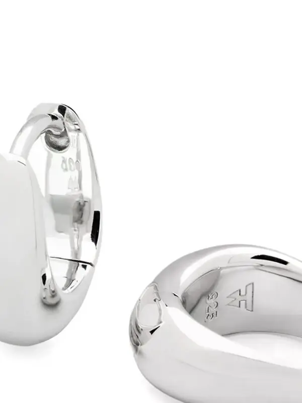 Tom Wood Ice Huggie Earrings - Silver
