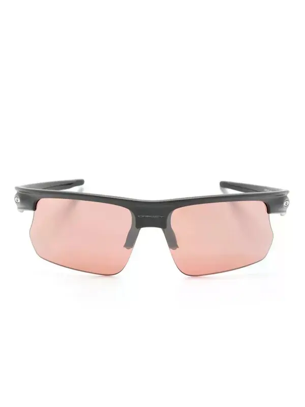 Oakley Bisphaera Rectangle-frame Sunglasses - Black
