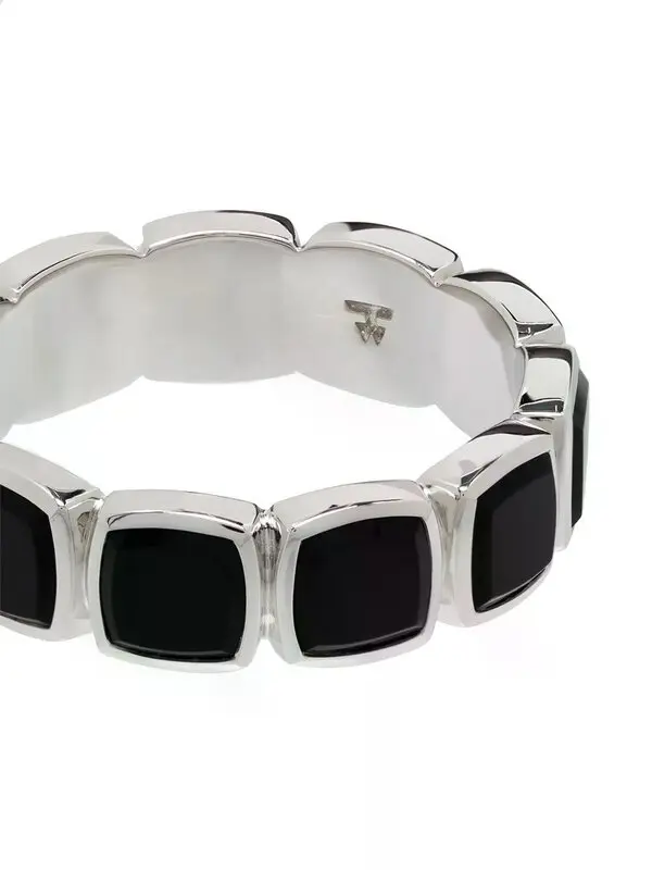 Tom Wood Onyx Embellished Band Ring