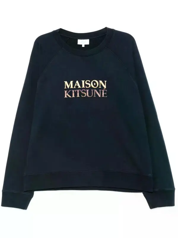 Maison Kitsuné Embroidered Logo Sweater