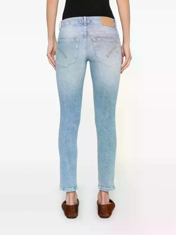 DONDUP Classic Five-pocket Jeans With Logo Plaque
