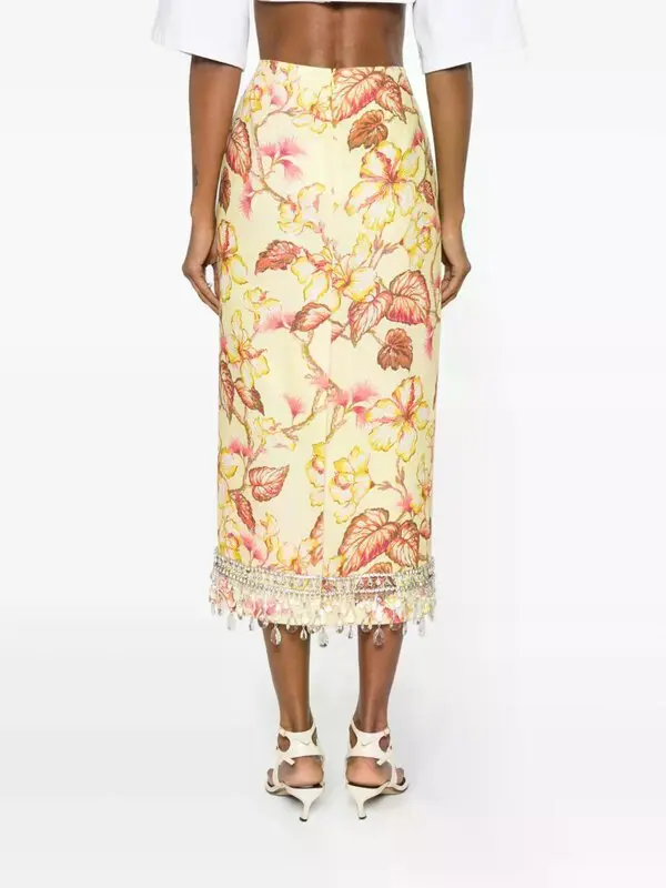 Zimmermann Matchmaker Diamante Midi Skirt
