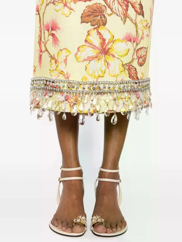 Zimmermann Matchmaker Diamante Midi Skirt