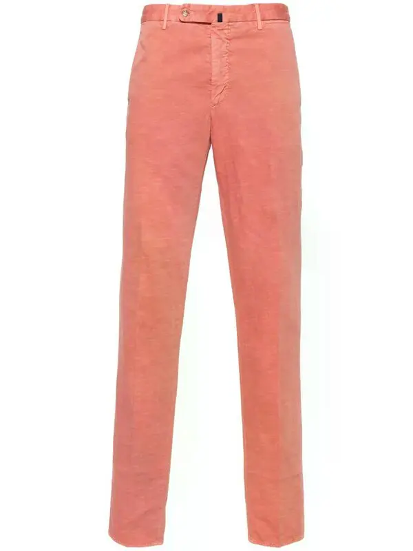 Incotex Pressed-crease Trousers - Pink