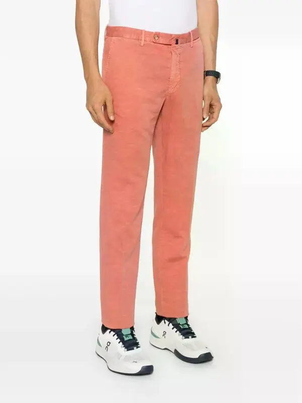 Incotex Pressed-crease Trousers - Pink