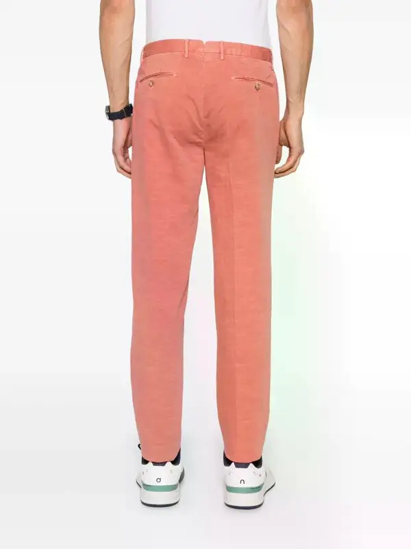 Incotex Pressed-crease Trousers - Pink