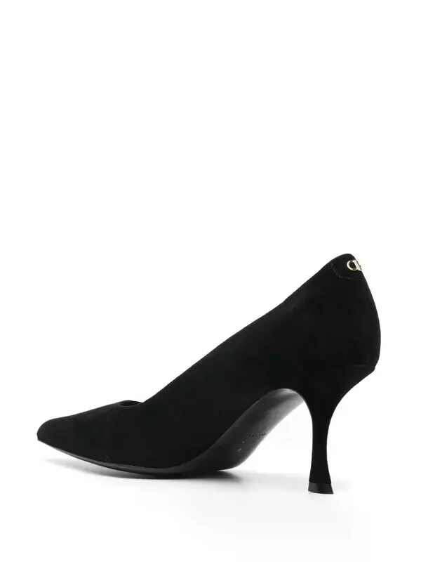 FERRAGAMO 55mm Suede Pointed Toe Pumps