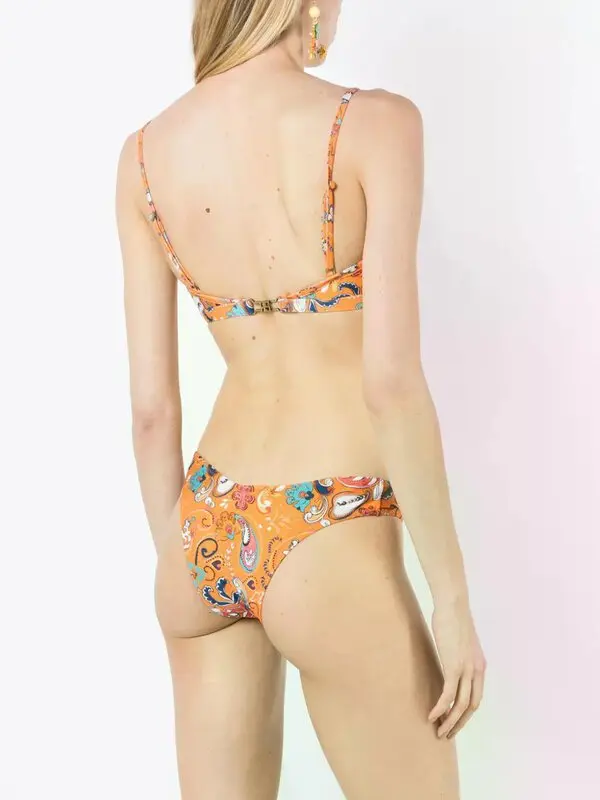 AMIR SLAMA Graphic-print Bikini Set