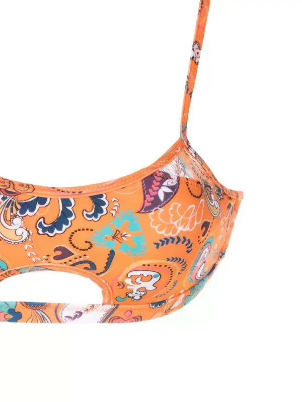 AMIR SLAMA Graphic-print Bikini Set