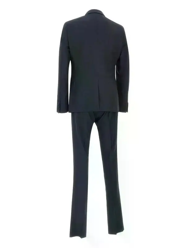 Corneliani Wool Three-piece Formal Suit - Blue