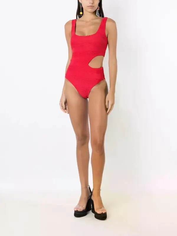 AMIR SLAMA Hardware-detail Cut-out One-piece Swimsuit