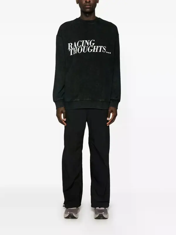 OVER OVER Racing Thoughts Print Sweatshirt