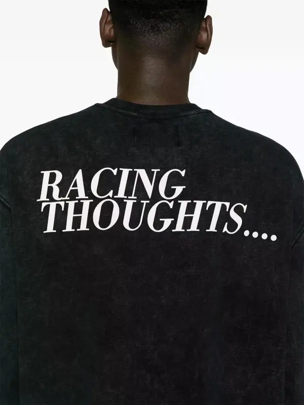 OVER OVER Racing Thoughts Print Sweatshirt