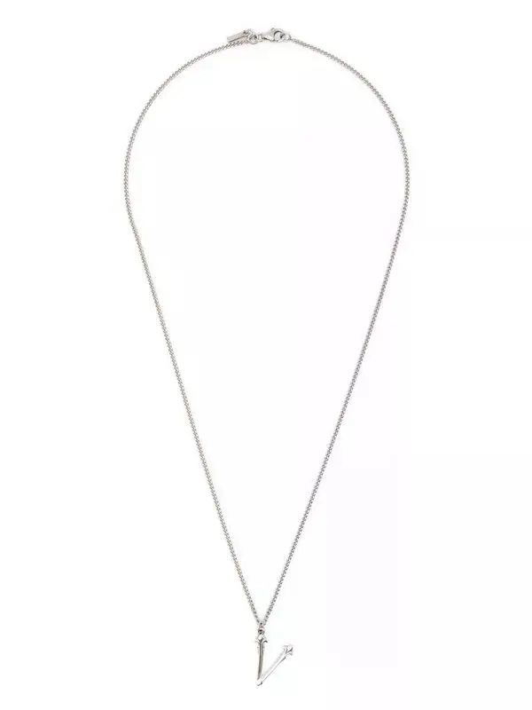 Emanuele Bicocchi Alphabet Pendant Necklace