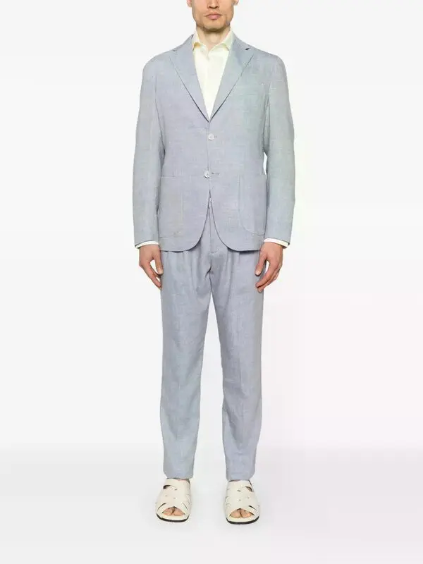 Eleventy Single-breasted Suit - Blue
