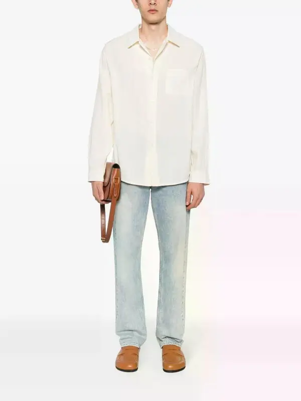 Séfr Leo Cotton Shirt - Neutrals