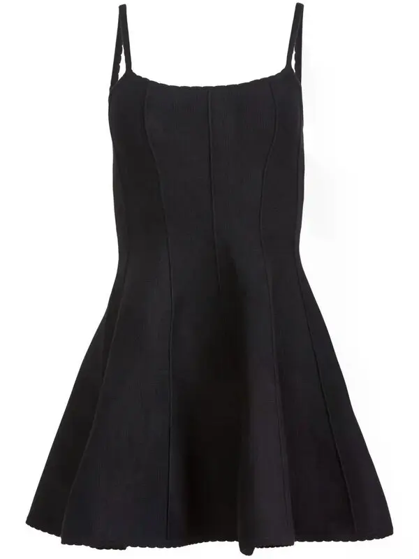 FLEUR DU MAL Flared Corset Dress