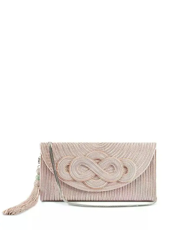 Shanghai Tang Braided Knot Clutch Bag
