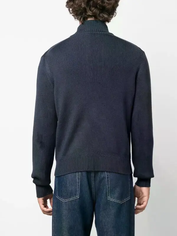 TOM FORD Half-zip Wool-silk Jumper