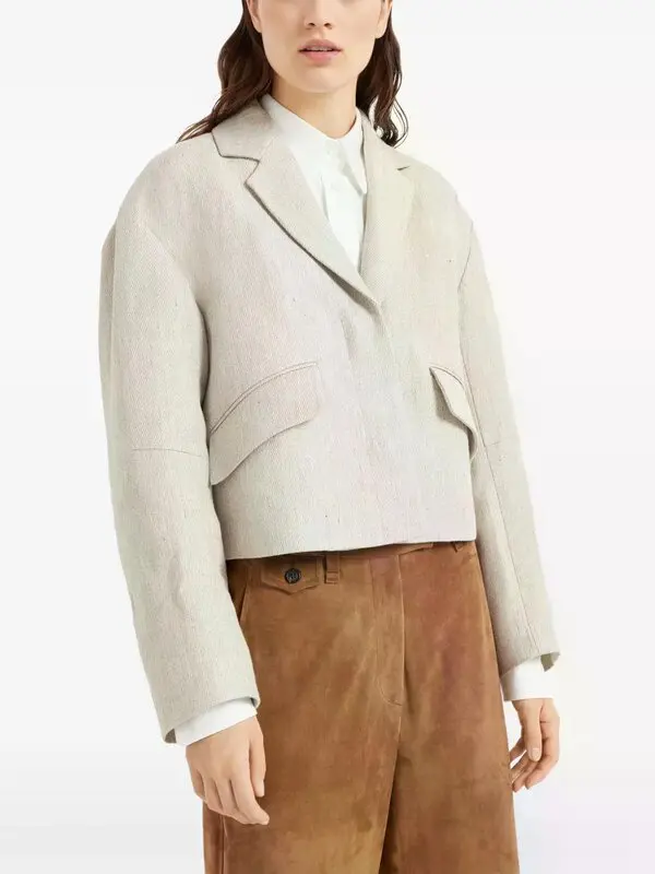 Brunello Cucinelli Monili Bead-embellished Blazer