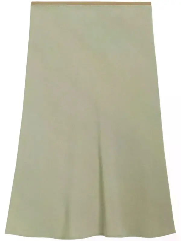 AMI Paris Crepe Midi Skirt