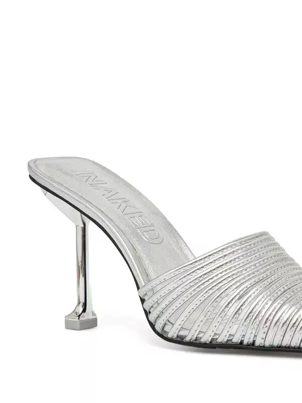 NAKED WOLFE Chromed Pumps
