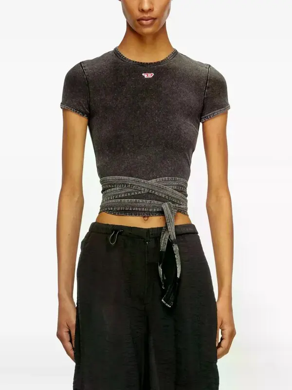 DIESEL® T-bunny-tail-r1 T-shirt - Black