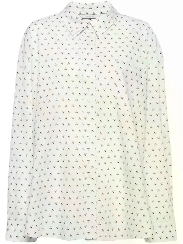 PUSHBUTTON All-over Graphic Print Shirt