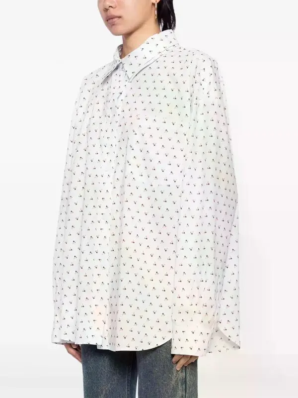 PUSHBUTTON All-over Graphic Print Shirt