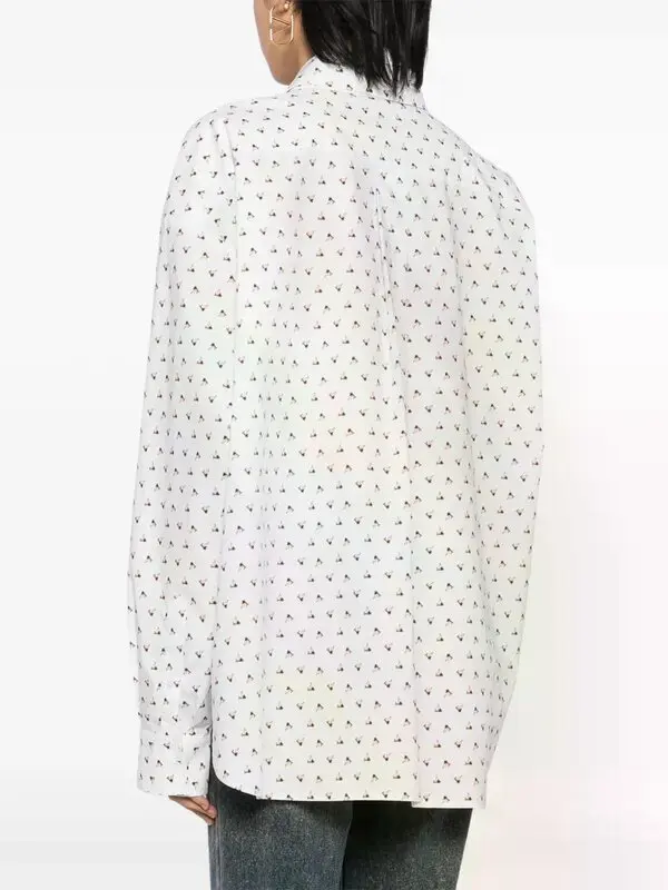 PUSHBUTTON All-over Graphic Print Shirt