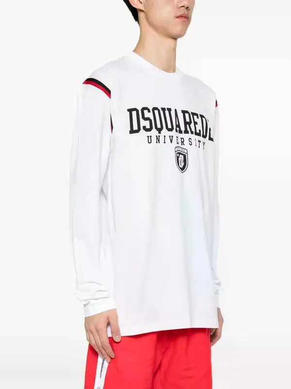Dsquared2 Long-sleeve T-shirt With Stripe Detail