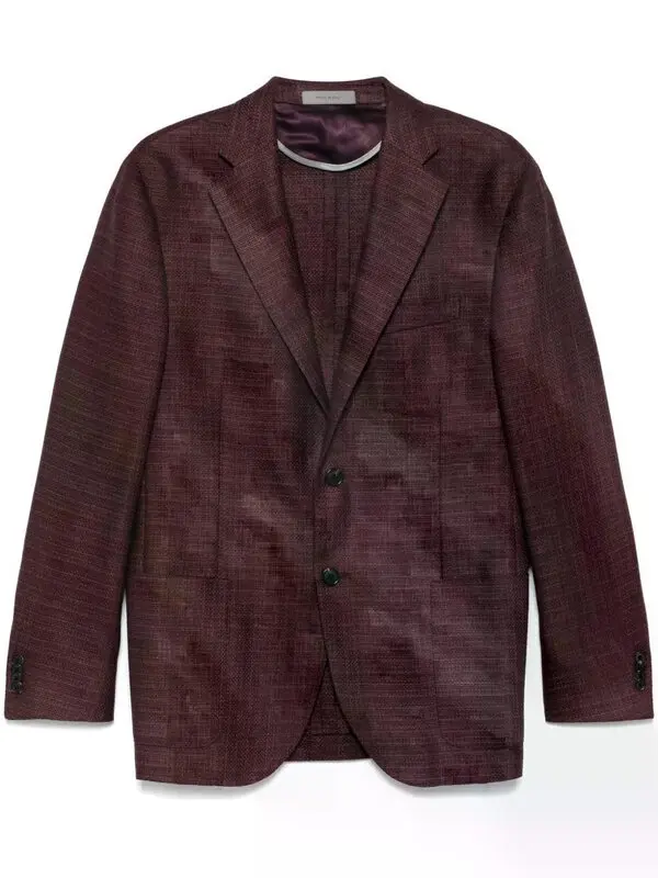 Corneliani Single-breasted Blazer - Red