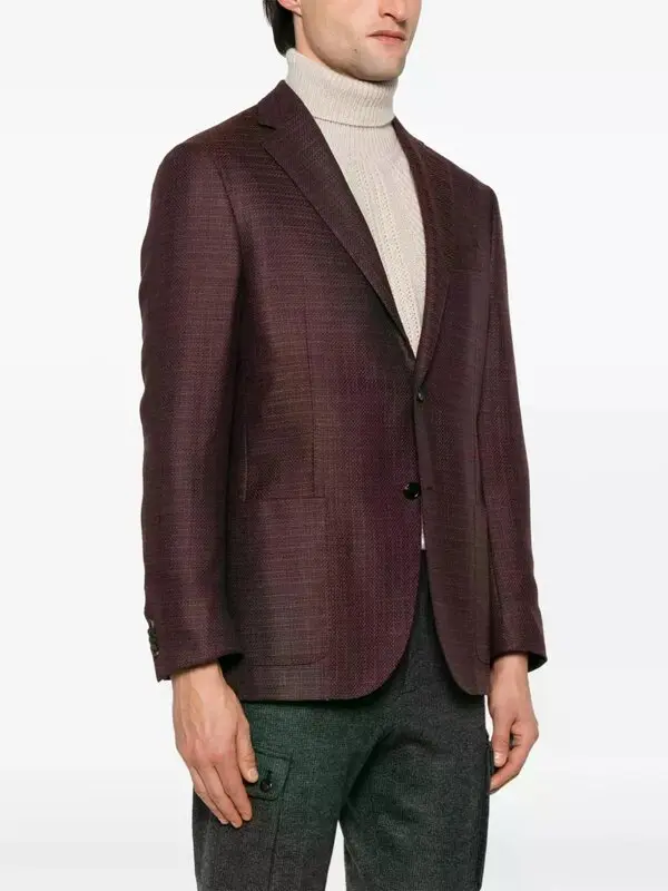 Corneliani Single-breasted Blazer - Red