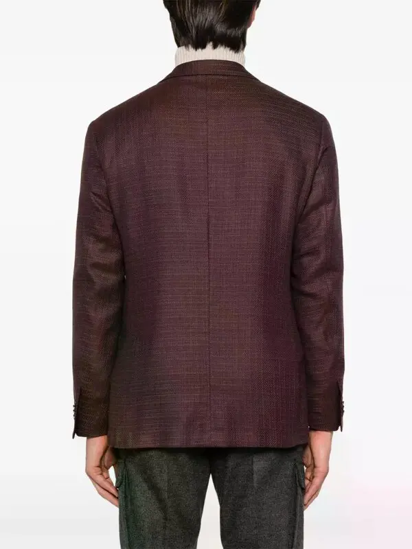 Corneliani Single-breasted Blazer - Red