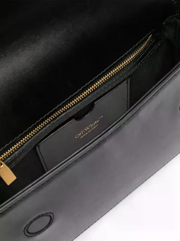 Off-White Binder Leather Shoulder Bag