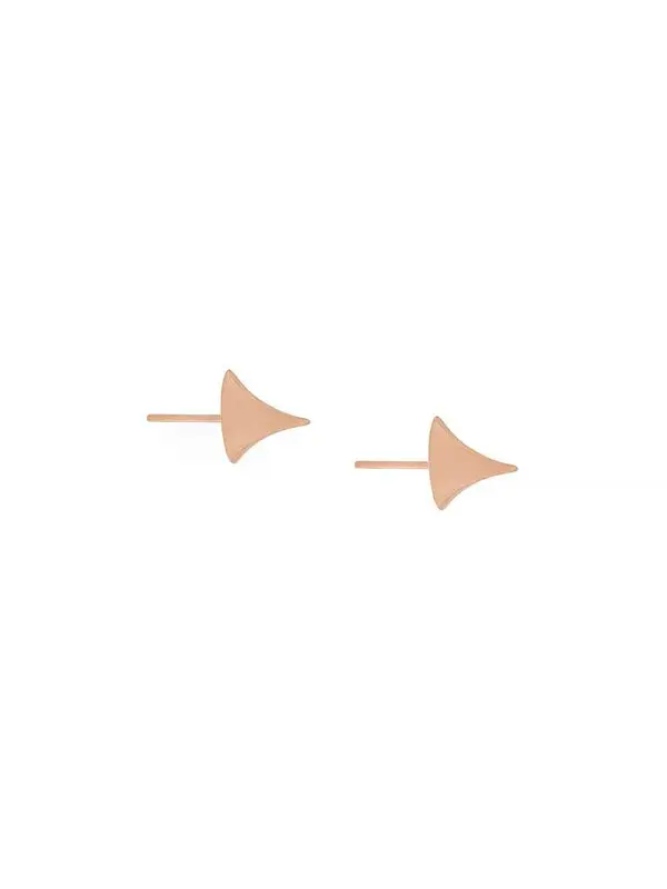 SHAUN LEANE Rose Thorn Large Stud Earrings - Metallic