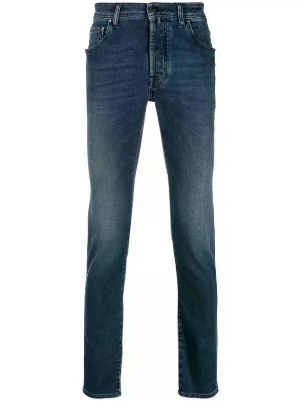 Jacob Cohen Low-rise Slim-fit Jeans - Blue