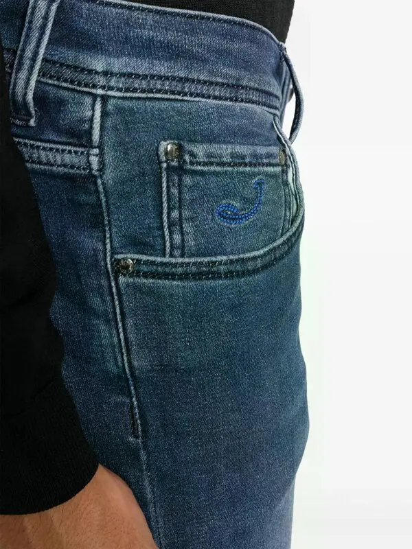Jacob Cohen Low-rise Slim-fit Jeans - Blue