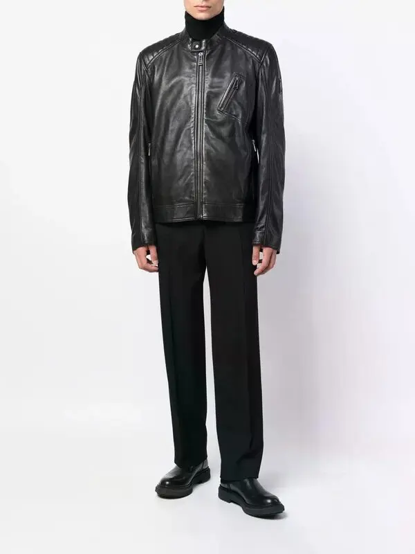 Belstaff Long-sleeve Leather Jacket