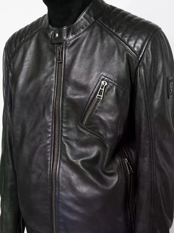 Belstaff Long-sleeve Leather Jacket