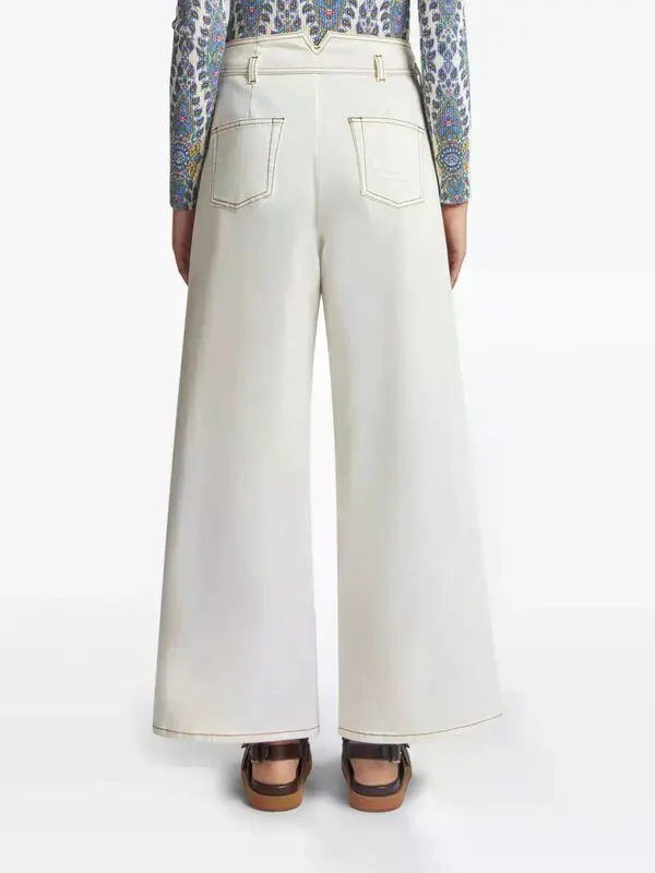 Etro Wide-leg Jeans - White