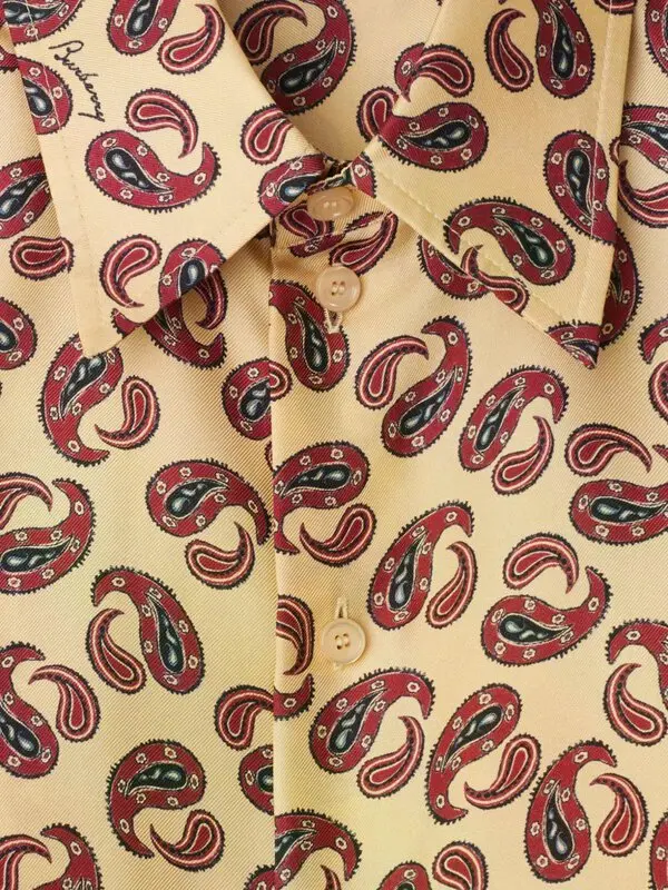Burberry Paisley-print Silk Shirt