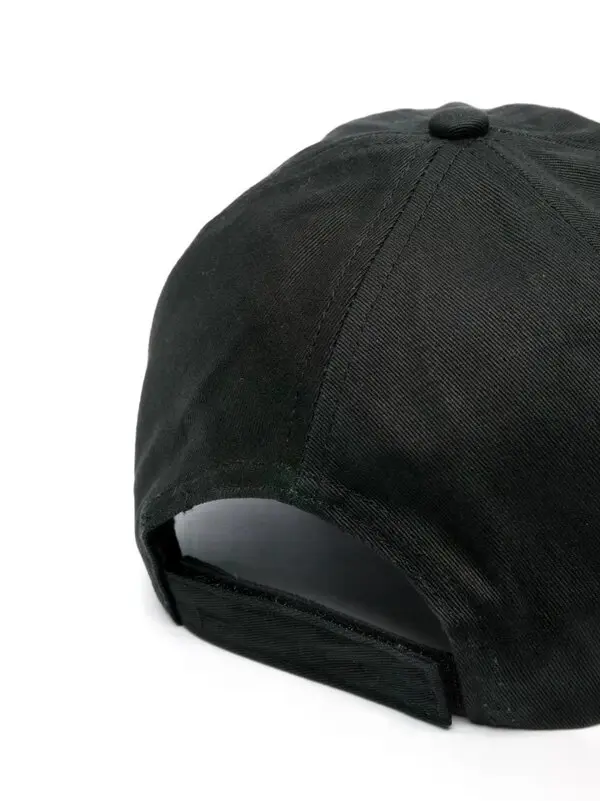GANNI Logo-embroidered Cotton Baseball Cap