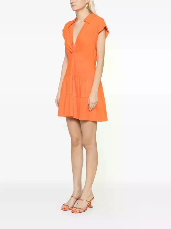 Alice + Olivia Mila Linen-blend Dress
